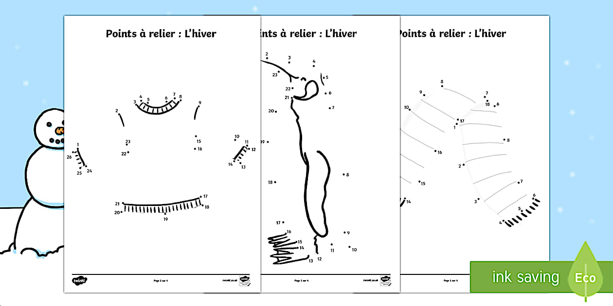 Points à relier pour maternelle | Cycle 1 (teacher made)