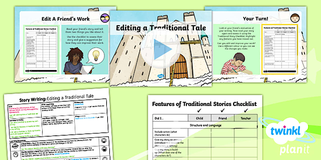 Plants: Jack and the Beanstalk: Story Writing 4 Y3 Lesson Pack