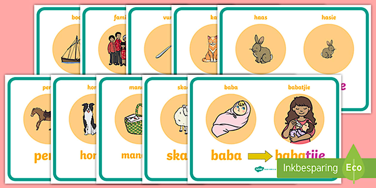 Verkleiningswoorde Plakkate (teacher made) - Twinkl