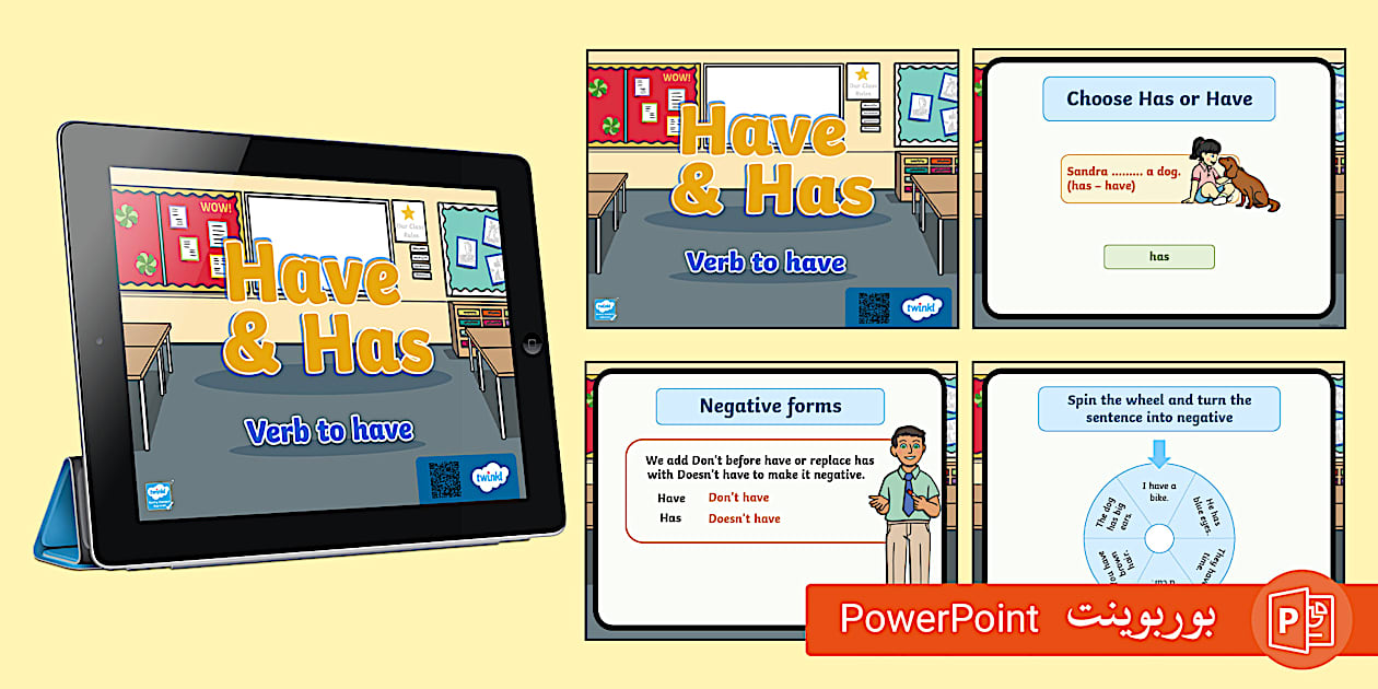 Has & Have PowerPoint (professor feito) - Twinkl