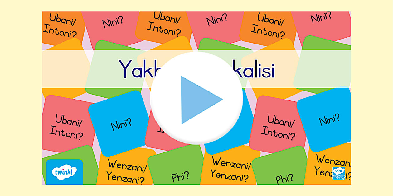 Yakha Isivakalisi PowerPoint (teacher made) - Twinkl