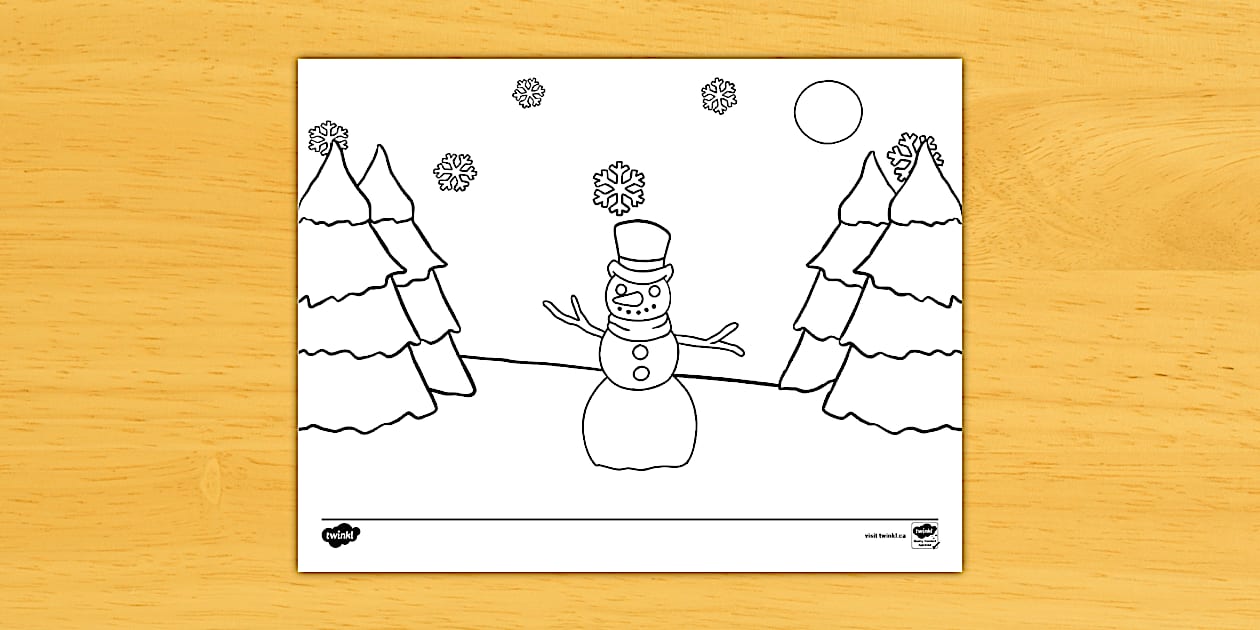 Creative Watercolour Winter Scenes for Kids to Explore