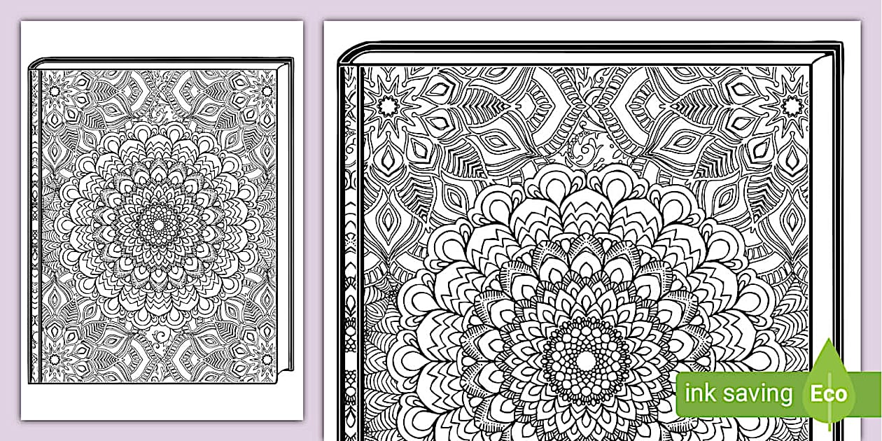 Adult Floral Mindfulness Colouring Page (teacher made)