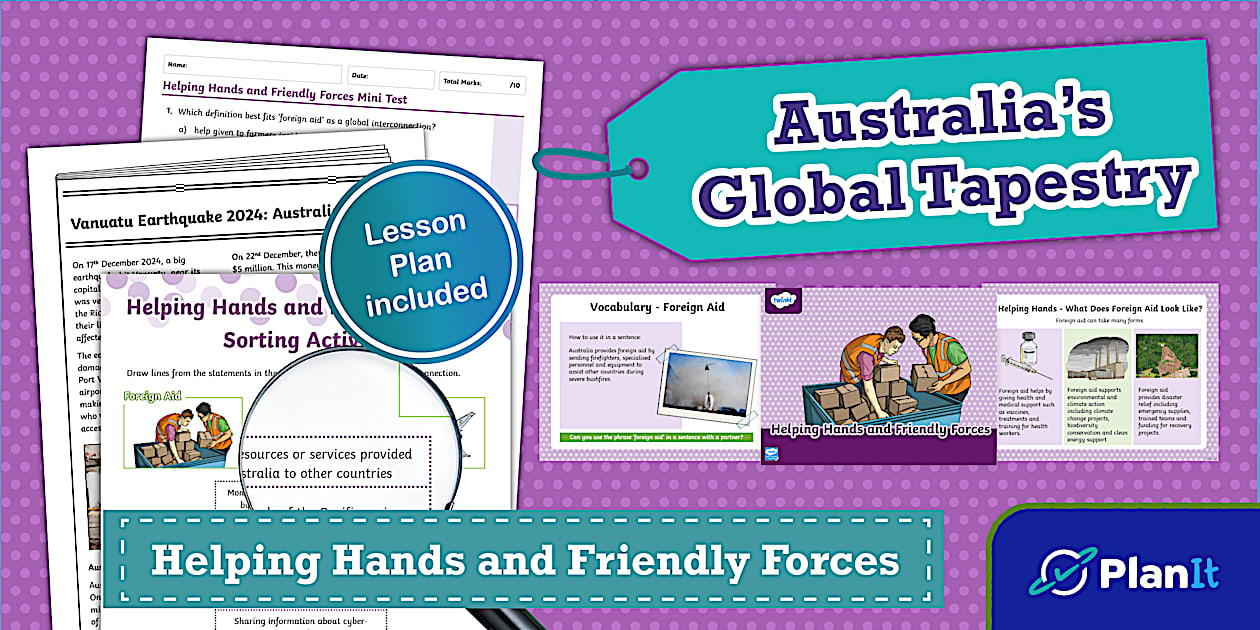 Y6 HASS Aus Global Tapestry L2 Helping Hands/Friendly Forces