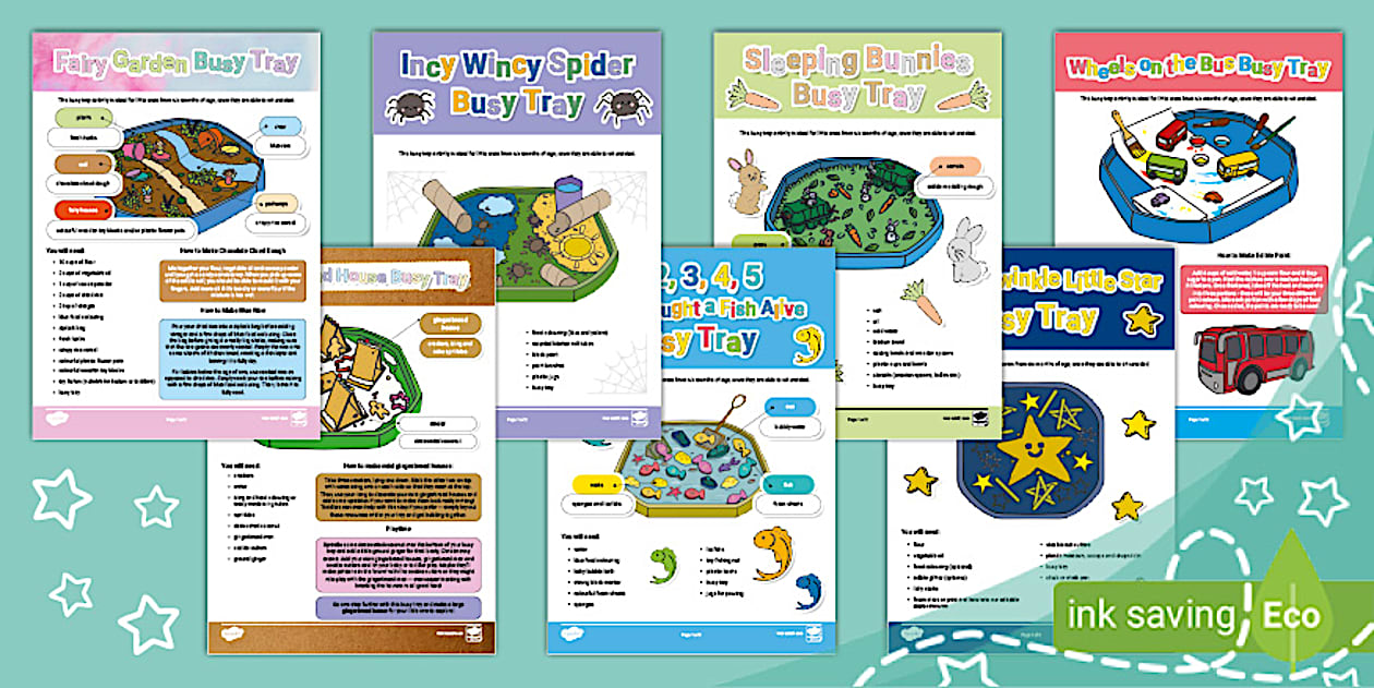 Busy Trays Pack — Fairy Tales and Nursery Rhymes - Twinkl