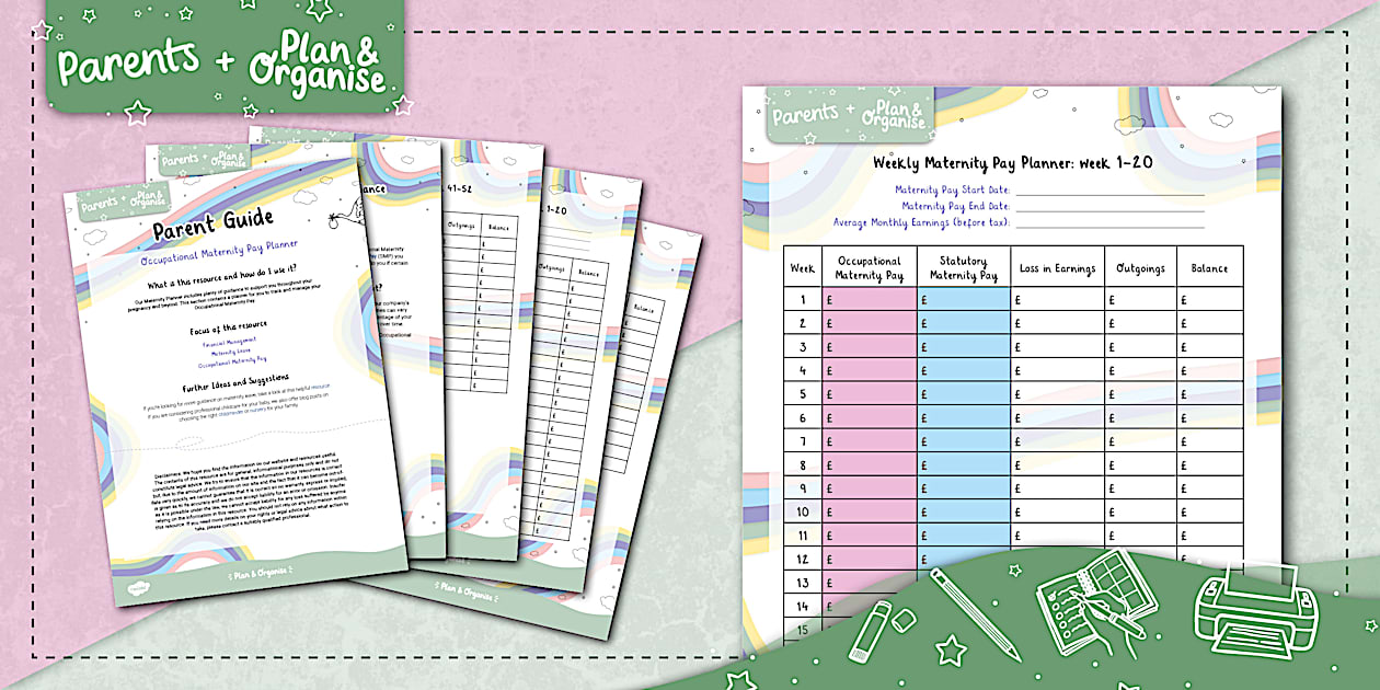 Occupational Maternity Pay Planner | Maternity Leave Planner