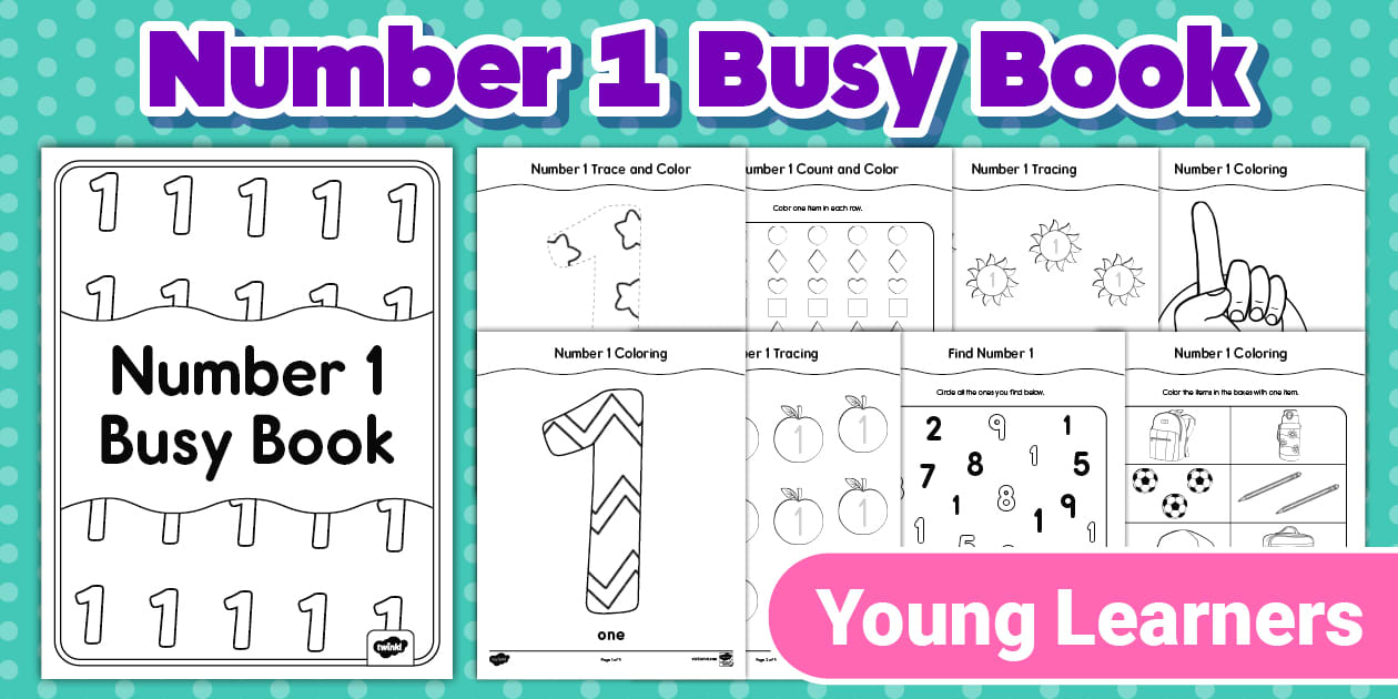 Number 1 Busy Book