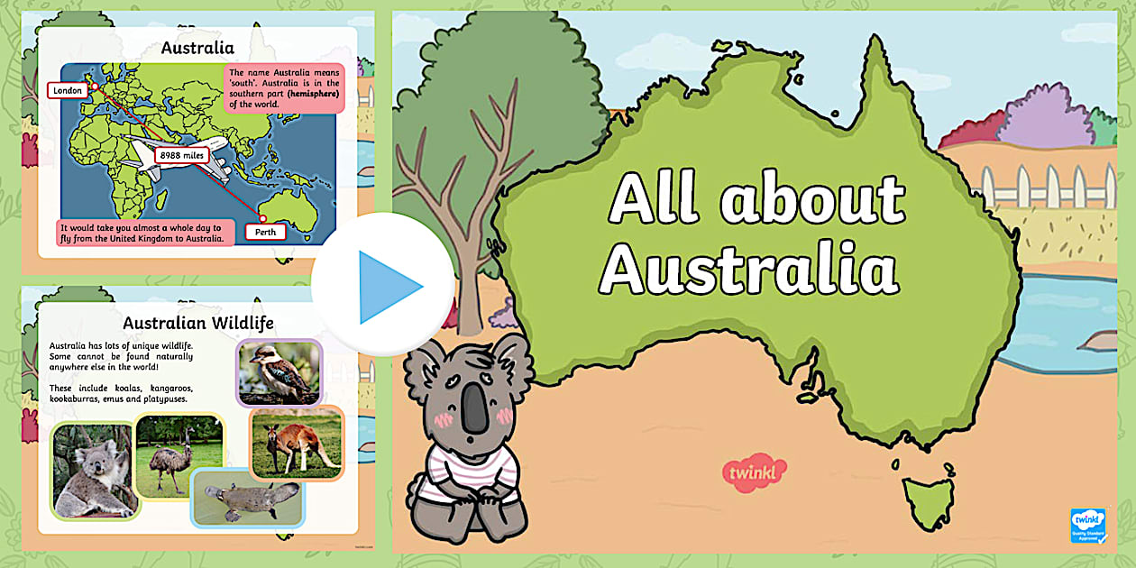 Part of the Party: All about Amazing Australia PowerPoint