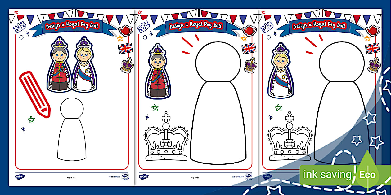 Design a Royal Peg Doll