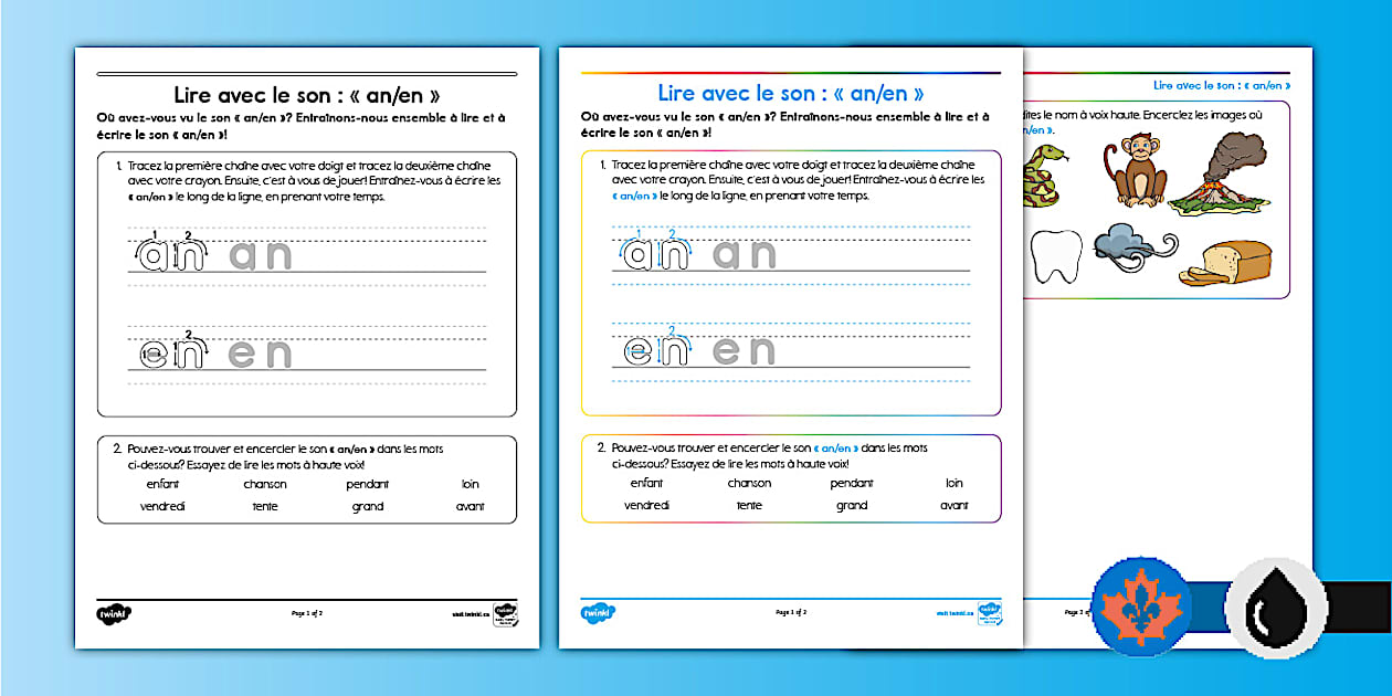 Fun with Phonetics! Exploring the French Sound Blend : an/en