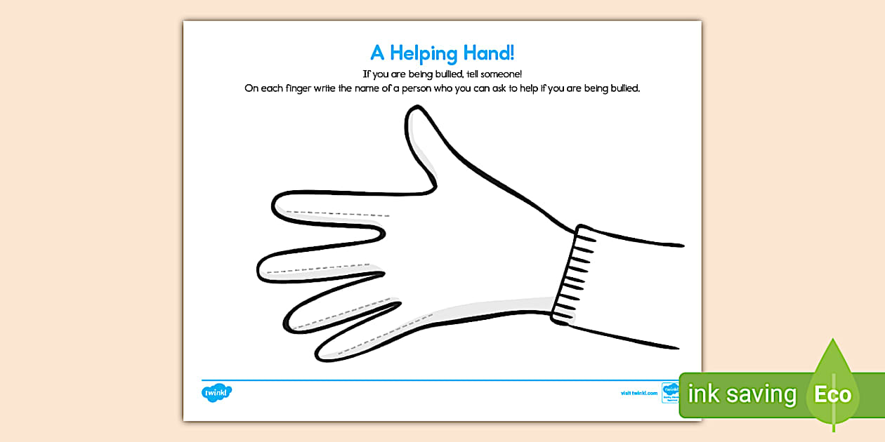 Anti Bullying Worksheet Sheet for Kids | Twinkl USA