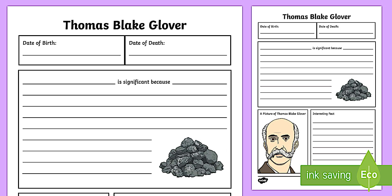 Black and White Thomas Blake Glover Scottish Significant Individual Writing