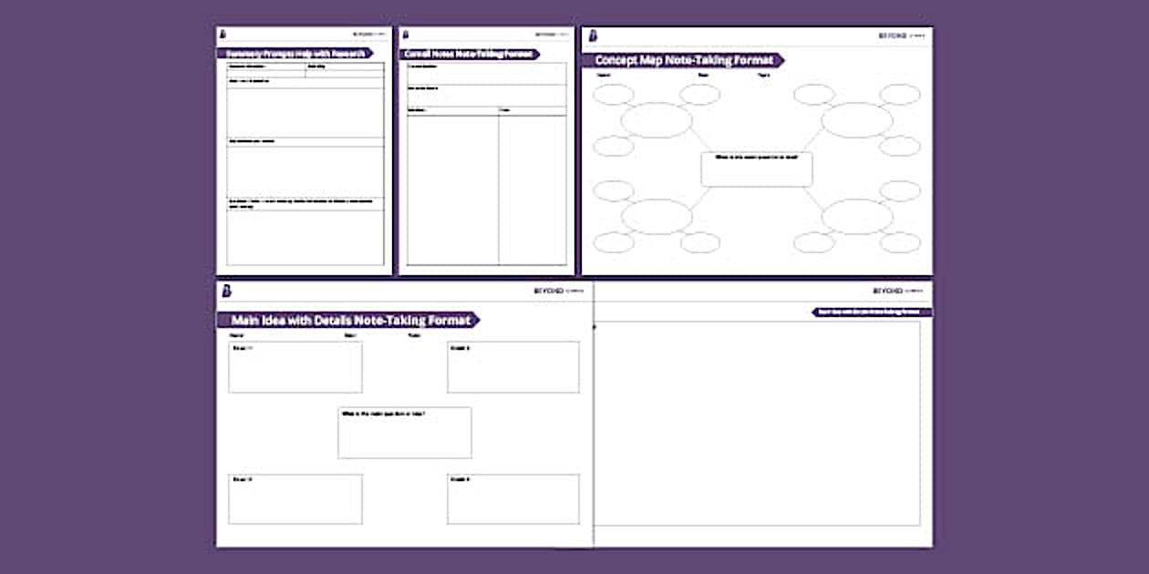 Animal Symbolism Note-Taking Research Pack