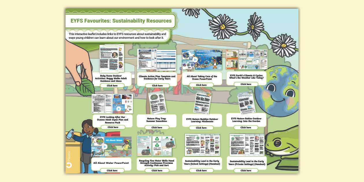 FREE! - EYFS Favourites - Sustainability Resources - Twinkl
