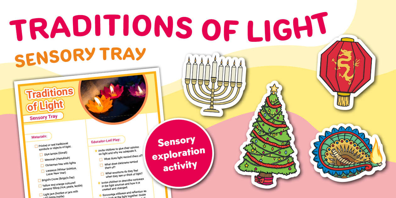 Traditions of Light Sensory Tray