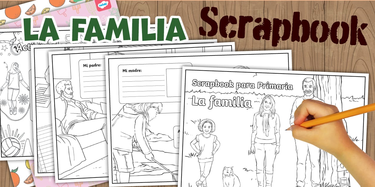 Scrapbook para Primaria: La familia
