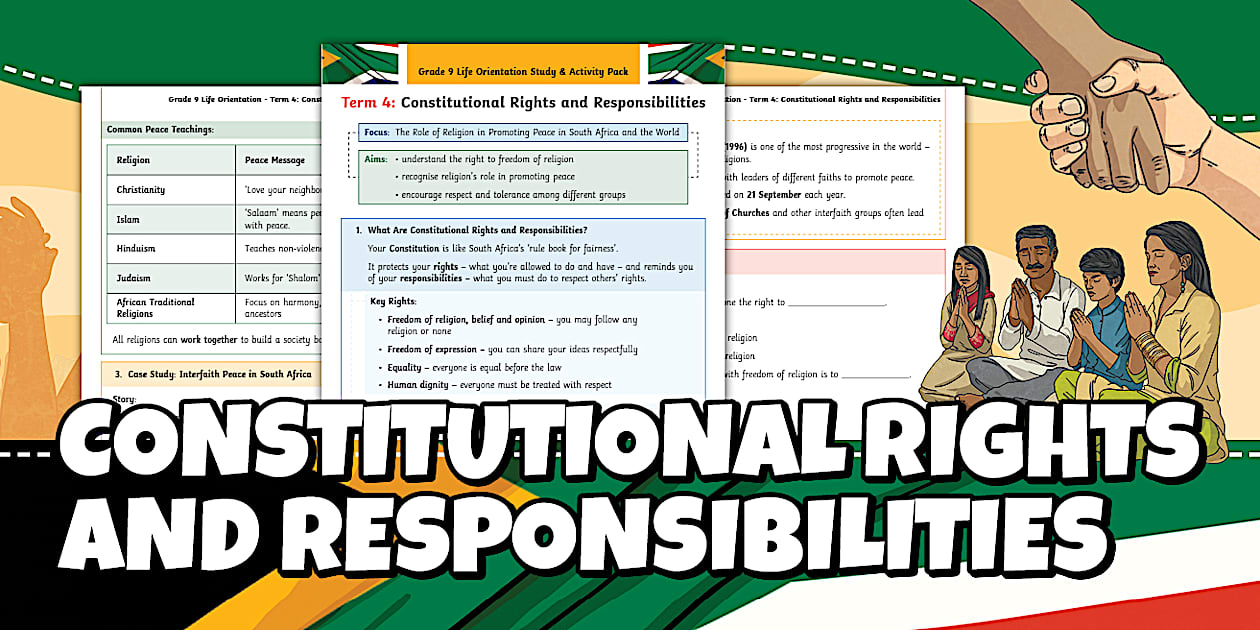 Grade 9 Life Orientation Term 4: Study & Activity Pack – Religion and Peace