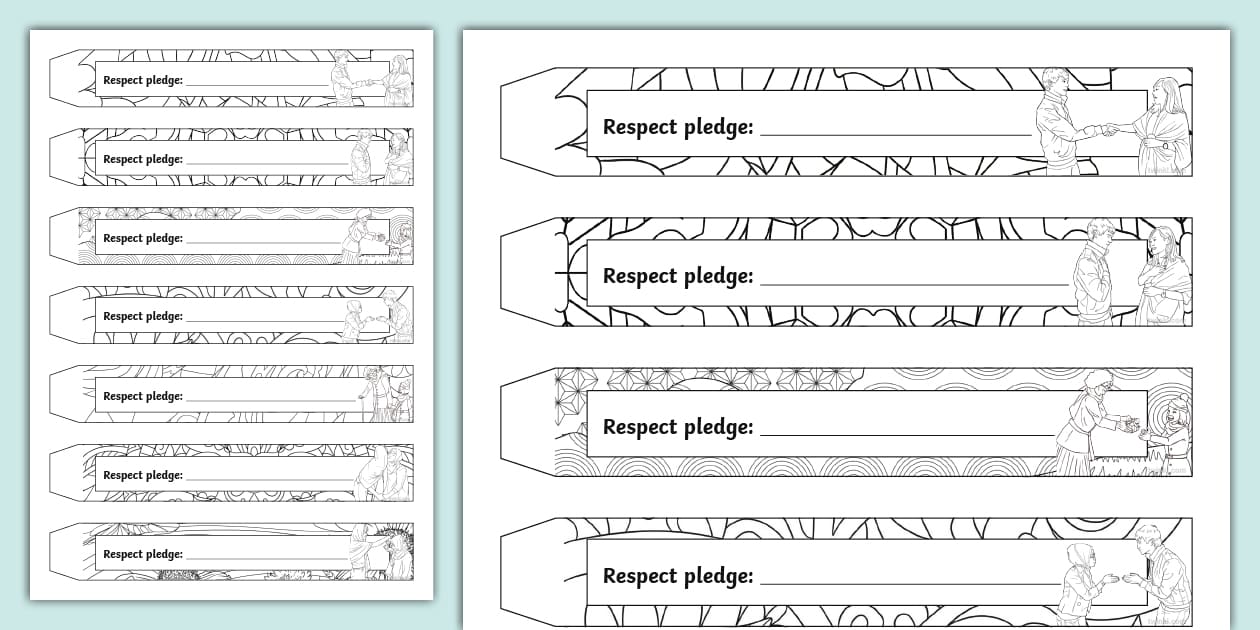 Respect Pledge Paper Chains - Twinkl Respect (Teacher-Made)