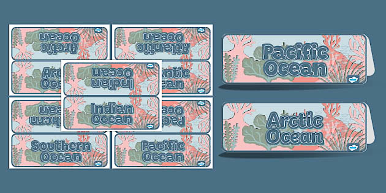 Under the Sea Themed Ocean Class Group Signs (Teacher-Made)