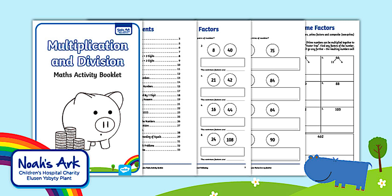 FREE! - Multiplication and Division Maths Activity Booklet