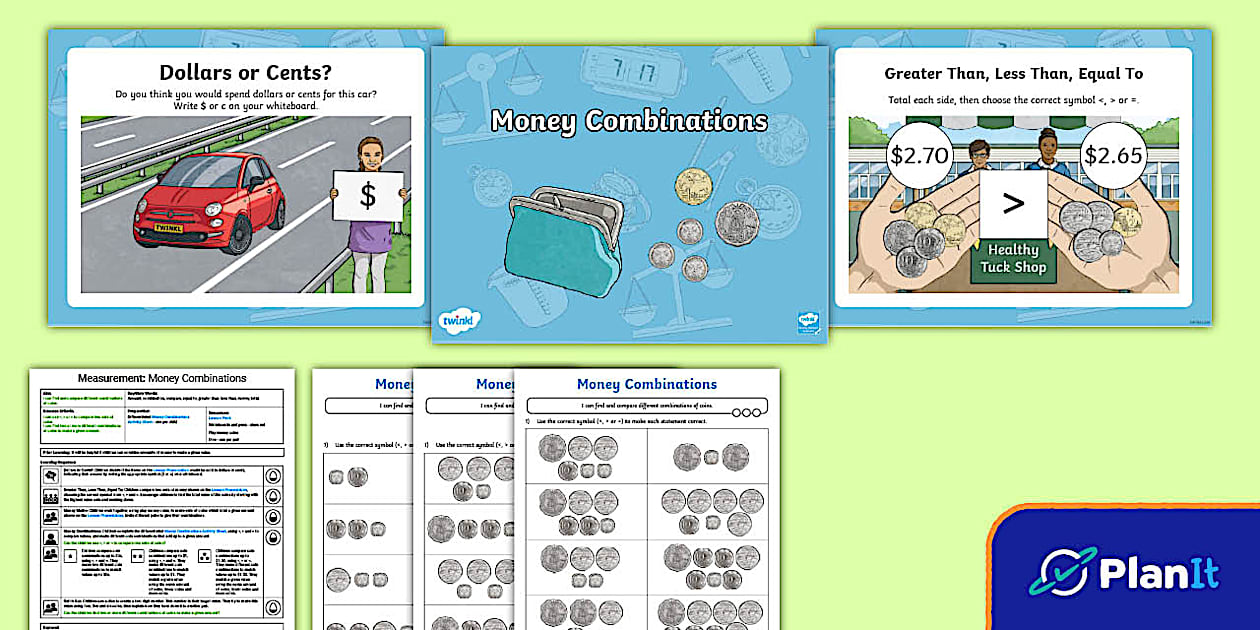 Year 3 Measurement: Add and Subtract Money Lesson 1 - Twinkl