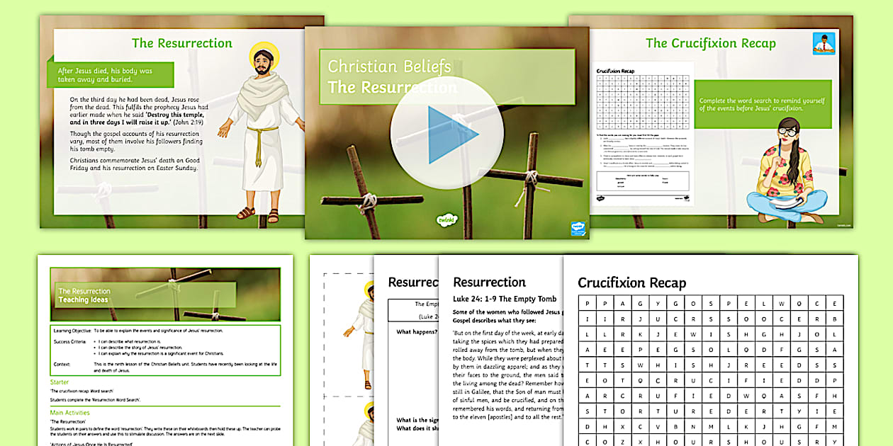 The Resurrection Lesson Pack (teacher made) - Twinkl