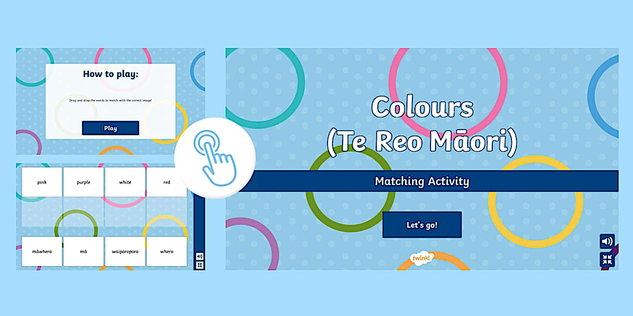 Te Reo Māori Colours Activity | Interactive Matching NZ