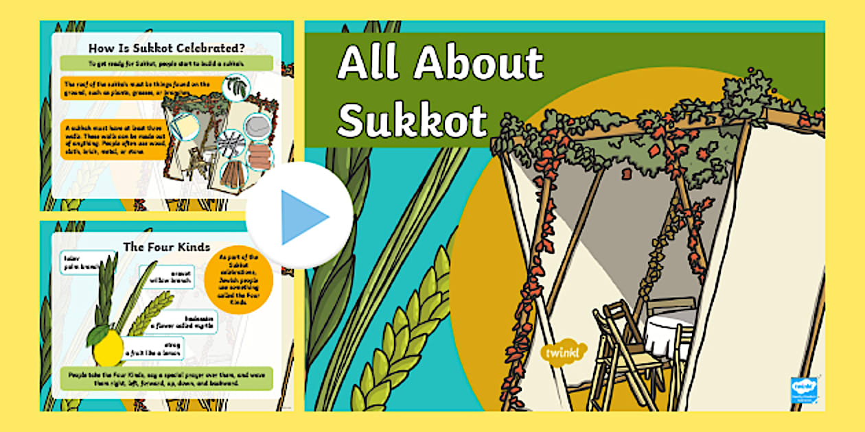 All About Sukkot PowerPoint for K-2nd Grade (teacher made)