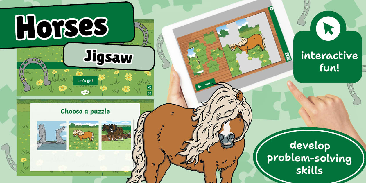 Horses Interactive Jigsaw