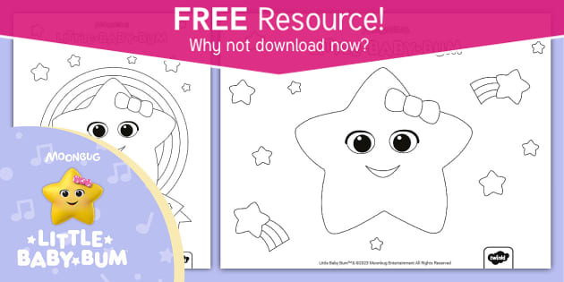 FREE Little Baby Bum: Coloring Sheets (Teacher-Made)