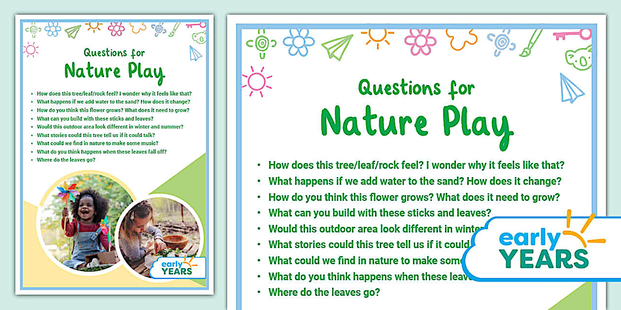 Open-Ended Questions for Nature Play in the Early Years