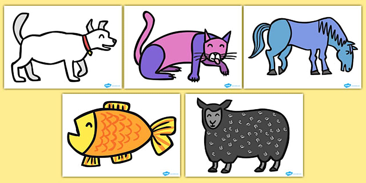 Character Posters to Support Teaching on Brown Bear, Brown Bear