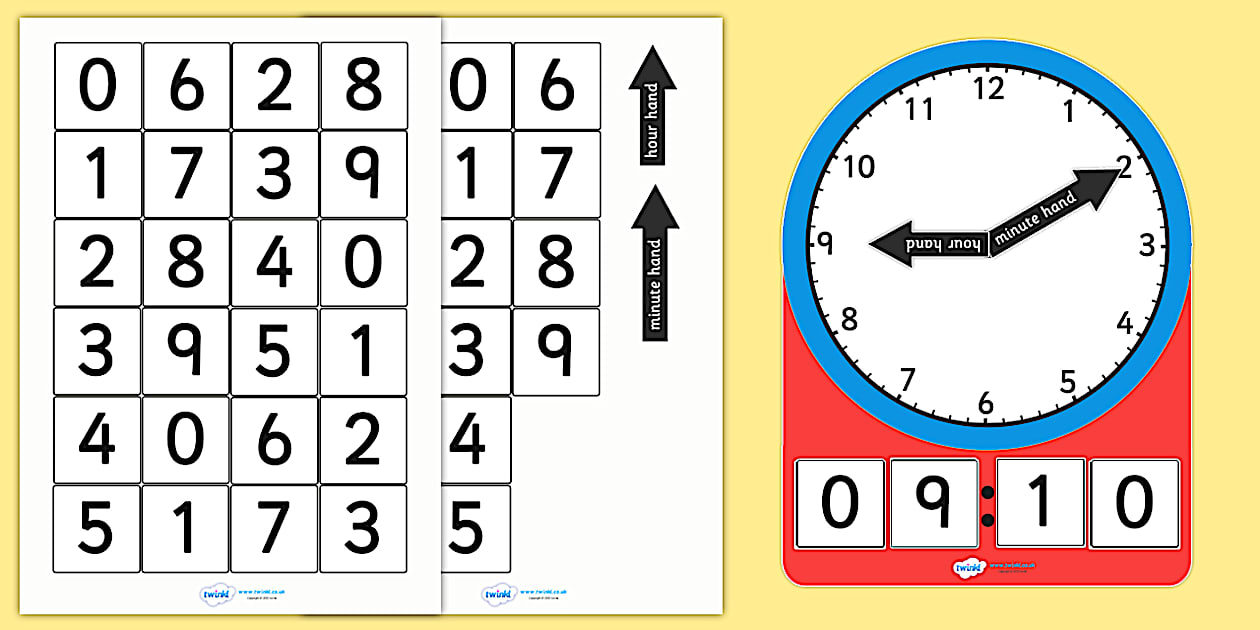 Analogue and Digital Clock Teaching Activity - ESL Telling the Time ...