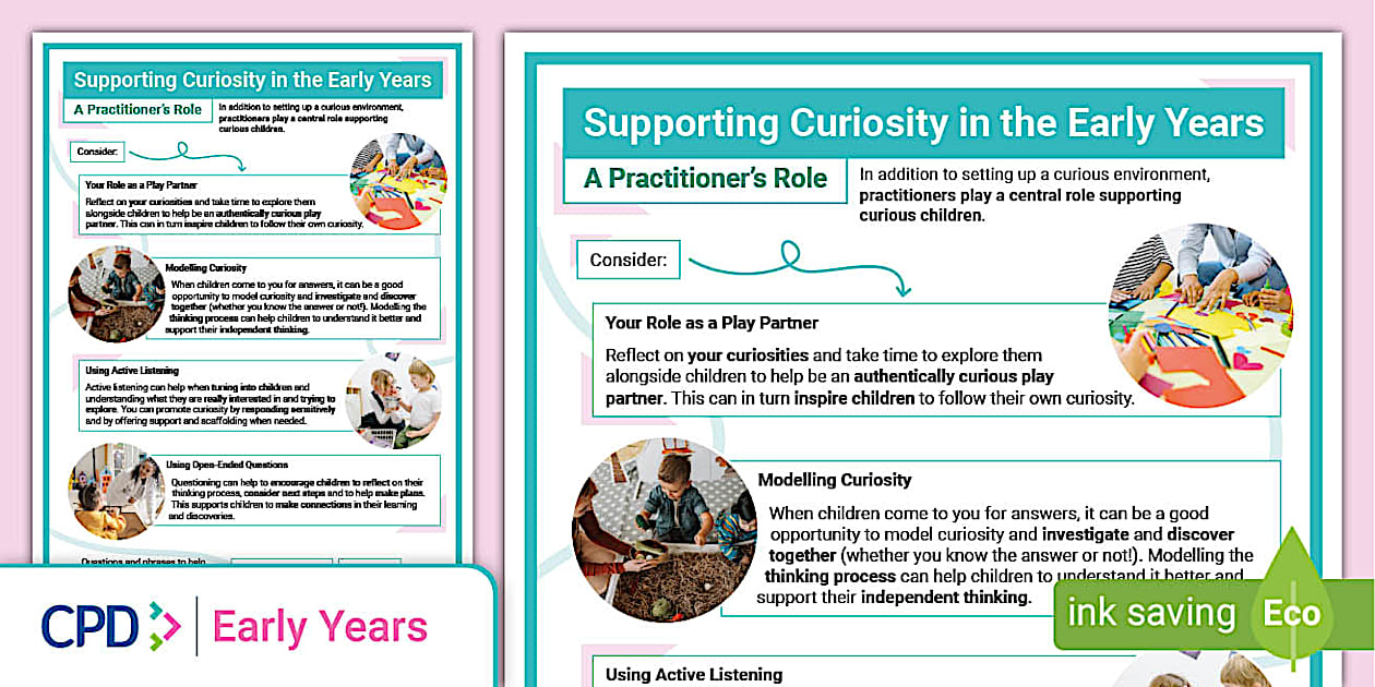 Practitioners Supporting Curiosity in the EY | CPD | Twinkl