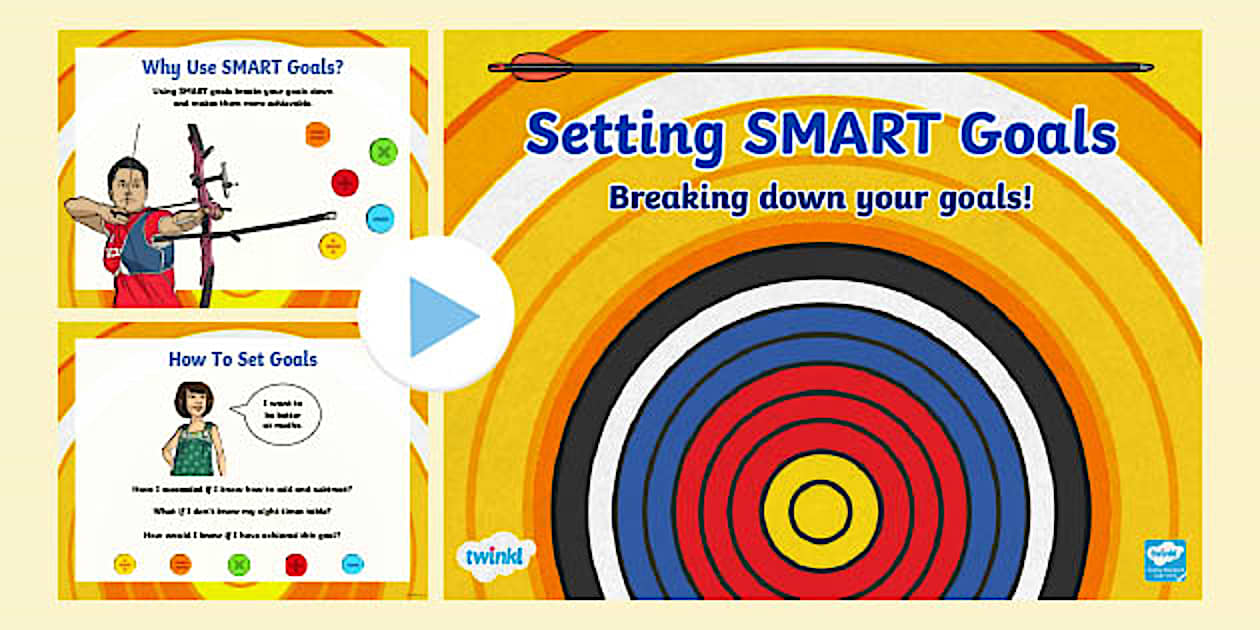 Setting SMART Goals PowerPoint (teacher made) - Twinkl