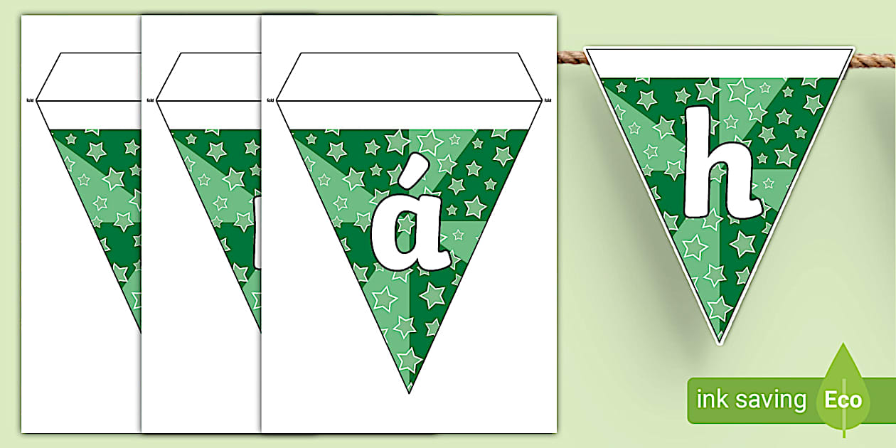 Father's Day Bunting (Gaeilge) (teacher made) - Twinkl