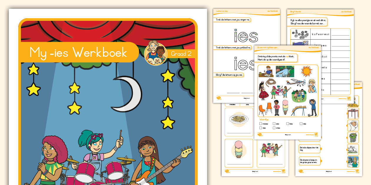 Graad 2 Klanke Werkboek -ies (Teacher-Made) - Twinkl