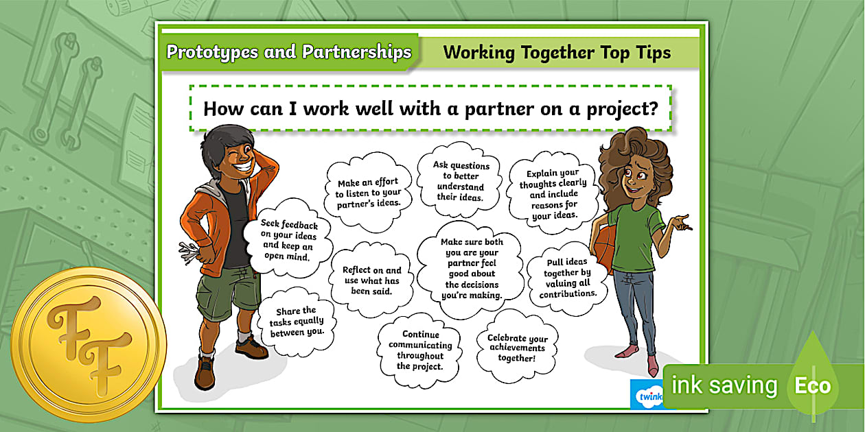 Working in Partners Poster | Prototypes and Partnerships
