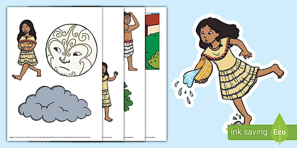 Rona and the Moon Stick Puppets (Teacher-Made) - Twinkl