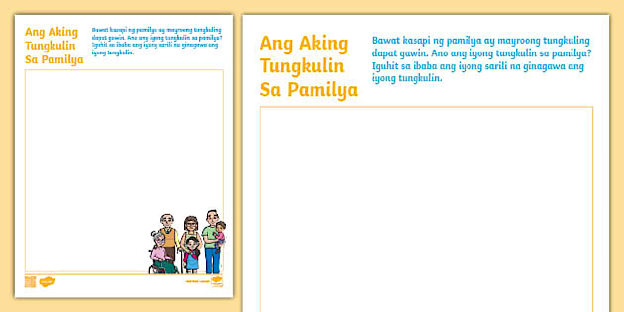 Ang Aking Tungkulin Sa Pamilya | Grade 1 | Twinkl - Twinkl