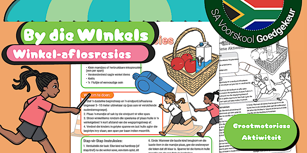 By die Winkels – Winkel-aflosresies – Grootmotoriese Aktiwiteit