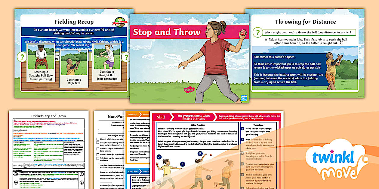 Cricket Throwing Lesson - Year 4 PE Lesson - Twinkl Move PE