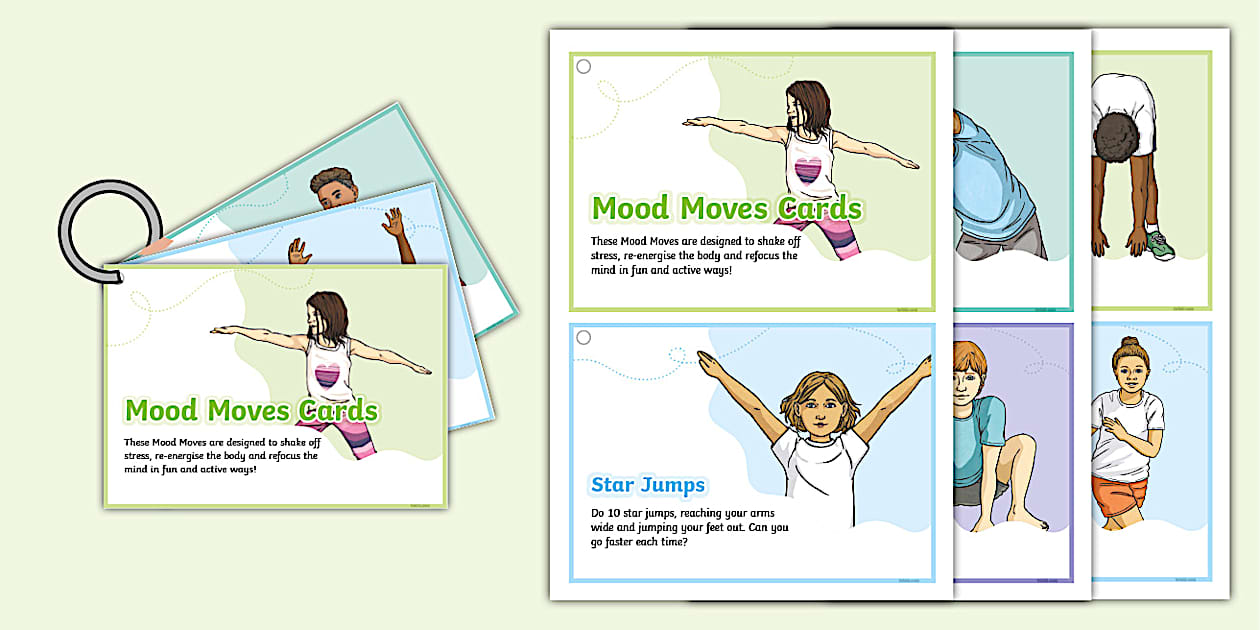 Mood Moves Cards (teacher made) - Twinkl