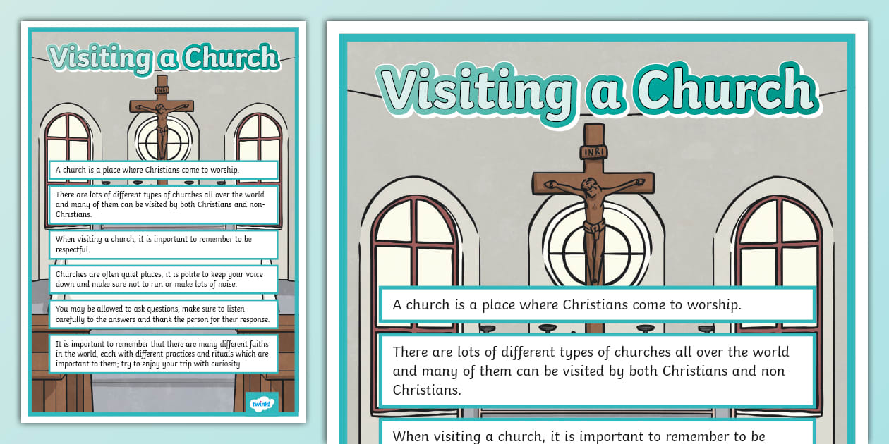 Visiting a Church Information Poster (teacher made) - Twinkl