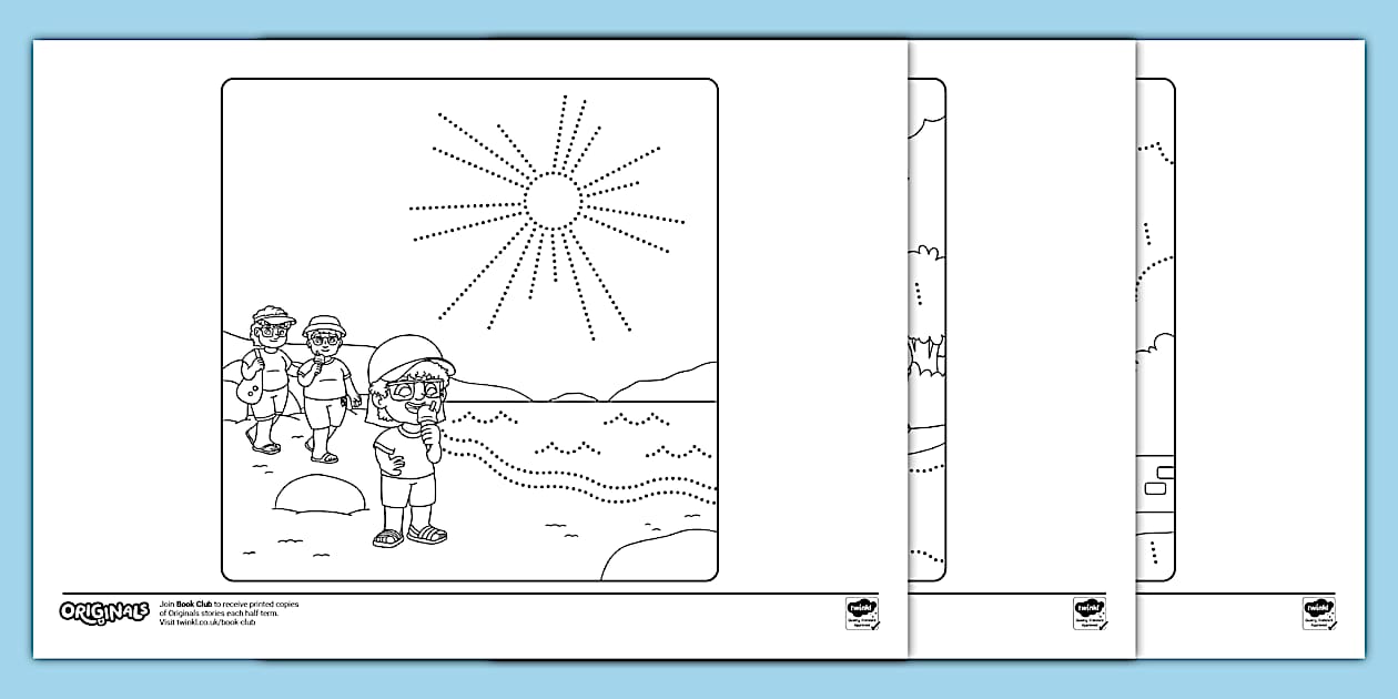 Weather Pencil Control (teacher made) - Twinkl