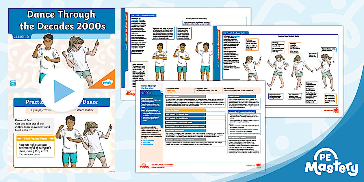 PE Mastery: UKS2 Dance Through the Decades Lesson 5