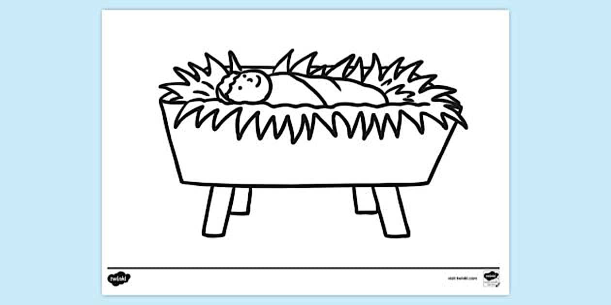 Colouring Page Jesus as a Child | Colouring Sheets - Twinkl