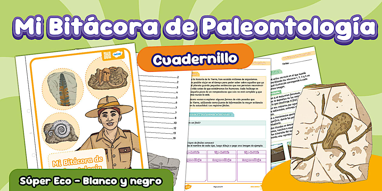 Cuadernillo | Fósiles | Biología | Ciencias Naturales