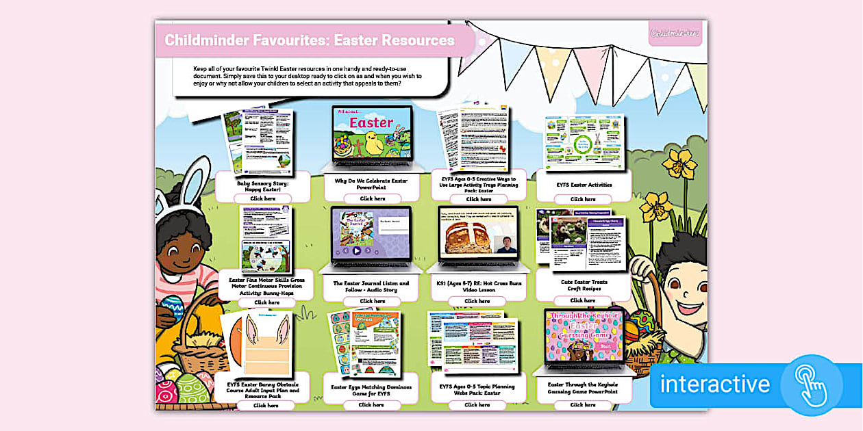Childminder Easter Resource Pack (teacher made) - Twinkl
