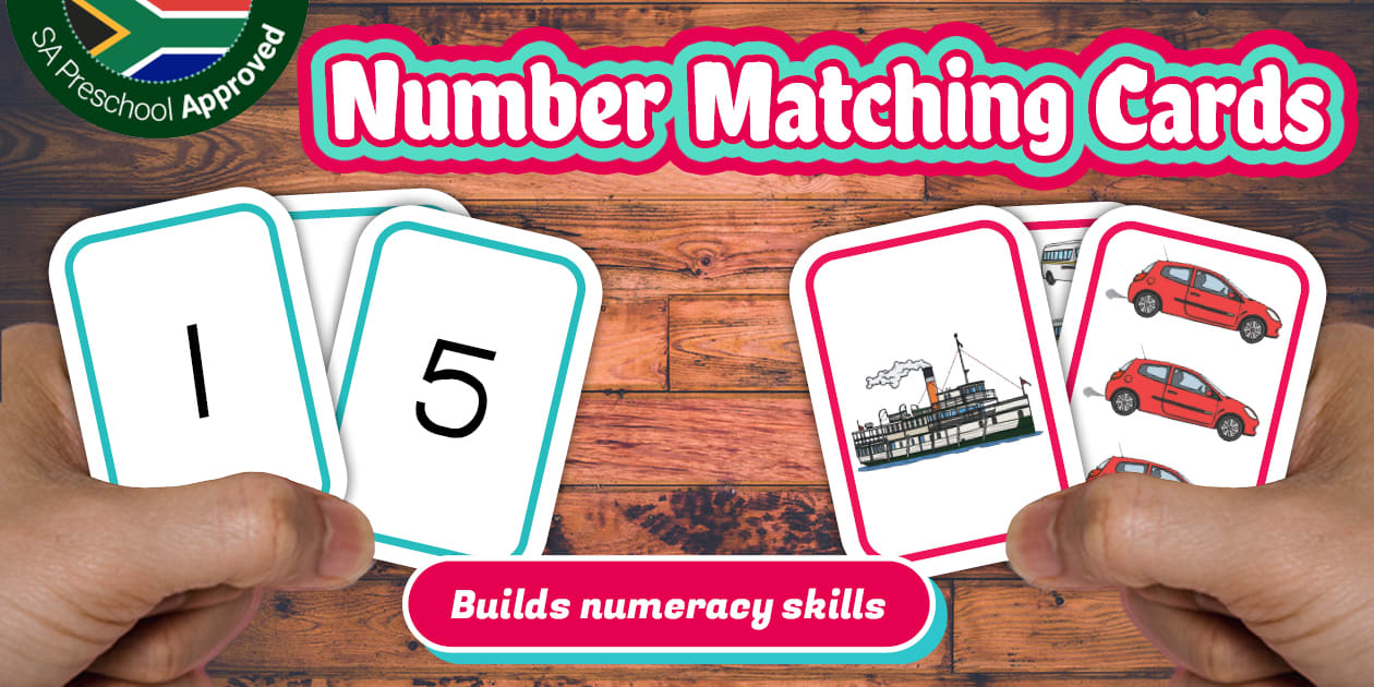Preschool: Numeracy Matching Number Cards